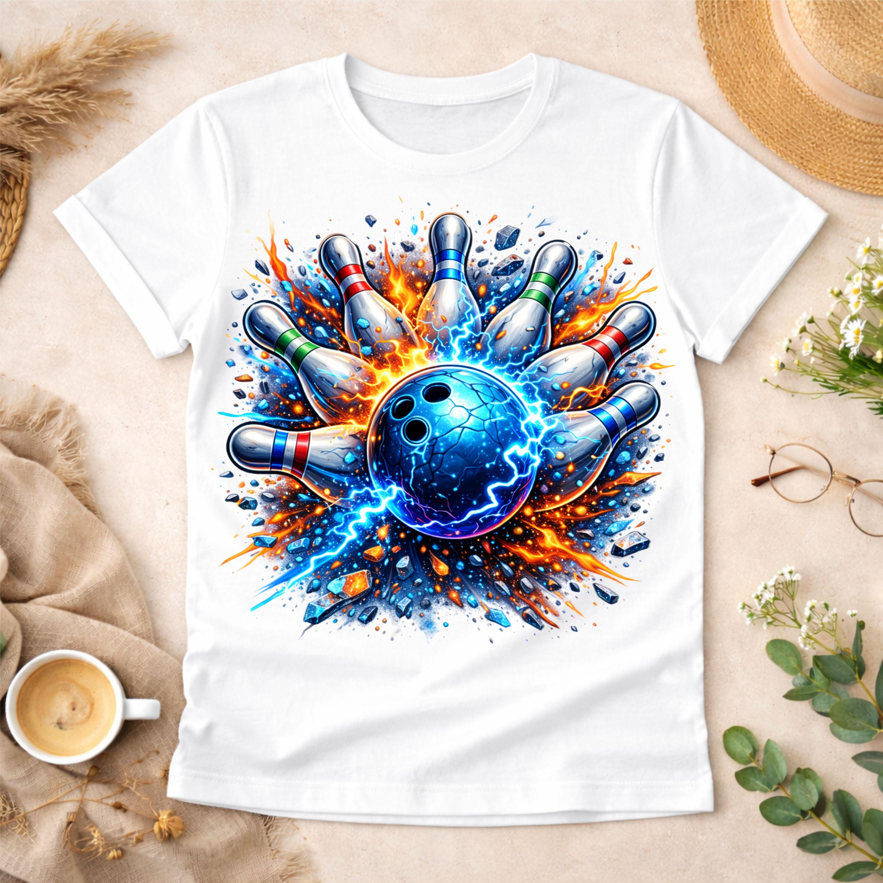 Bowling Strike PNG | Electric Bowling Ball Design | Bowling Pins ...