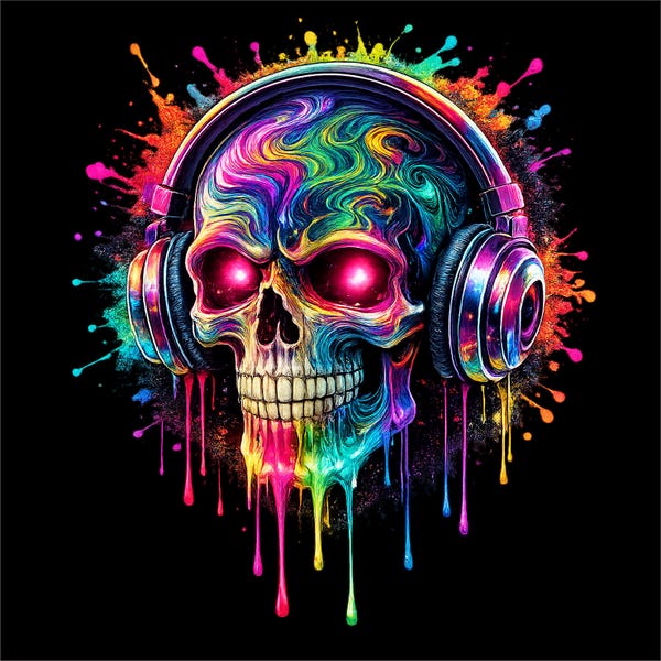 Street Art Skull - Etsy UK