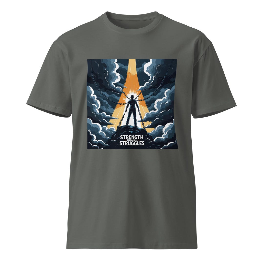 Strength Through Struggles Shirt - Motivational Resilience T-shirt ...