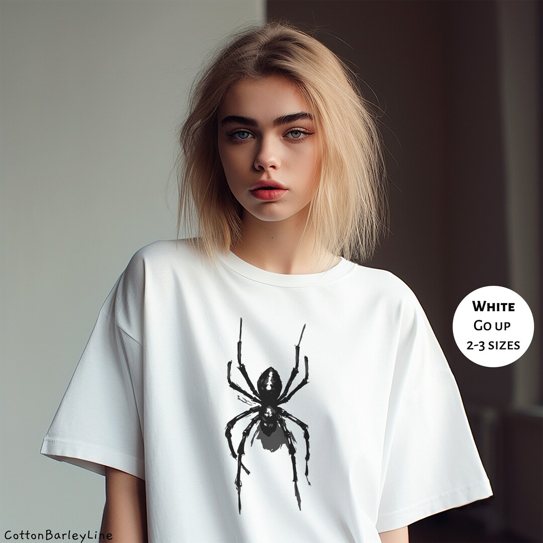 Beautiful Elegant Spider Shirt Spiders Man Tee Shirts Woman T-shirts ...