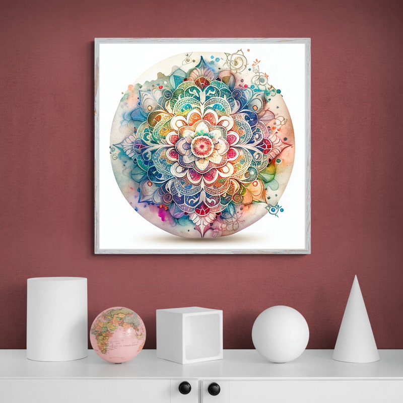 Mandala Wall Decor - Etsy
