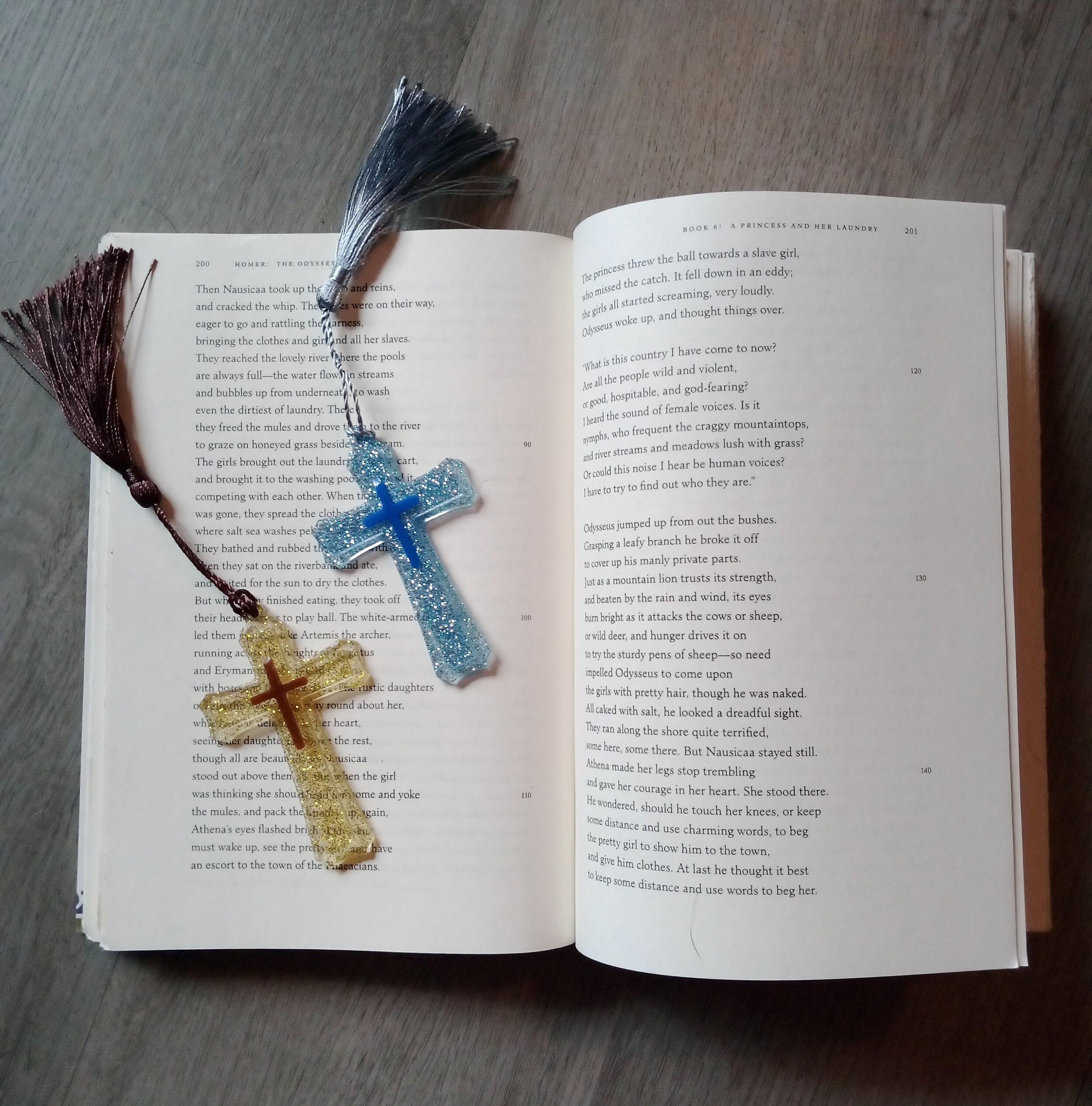Resin Cross Bookmark, Bible Bookmark - Etsy