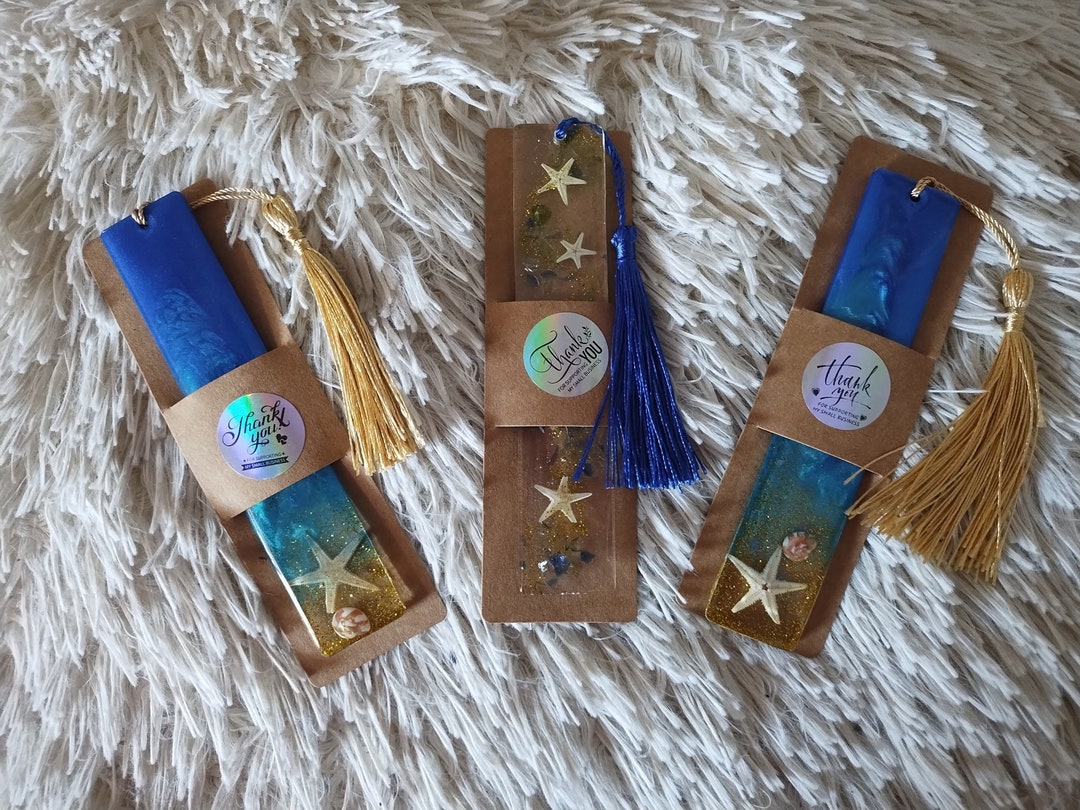 Resin Bookmarks, Beach Bookmarks, Nautical Bookmarks - Etsy