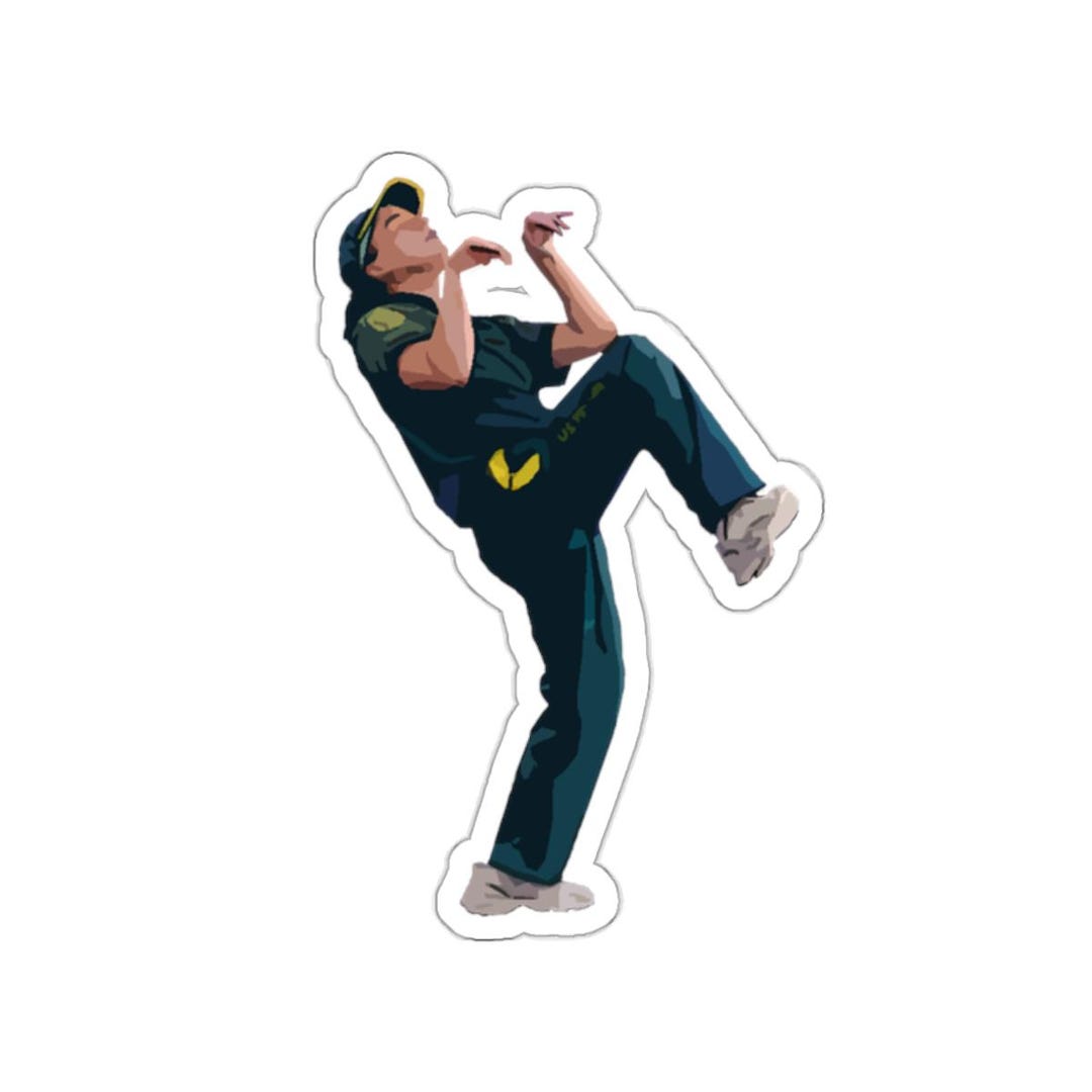 Australian Breakdancer Raygun T-rex Move Olympic Kiss-cut Stickers - Etsy