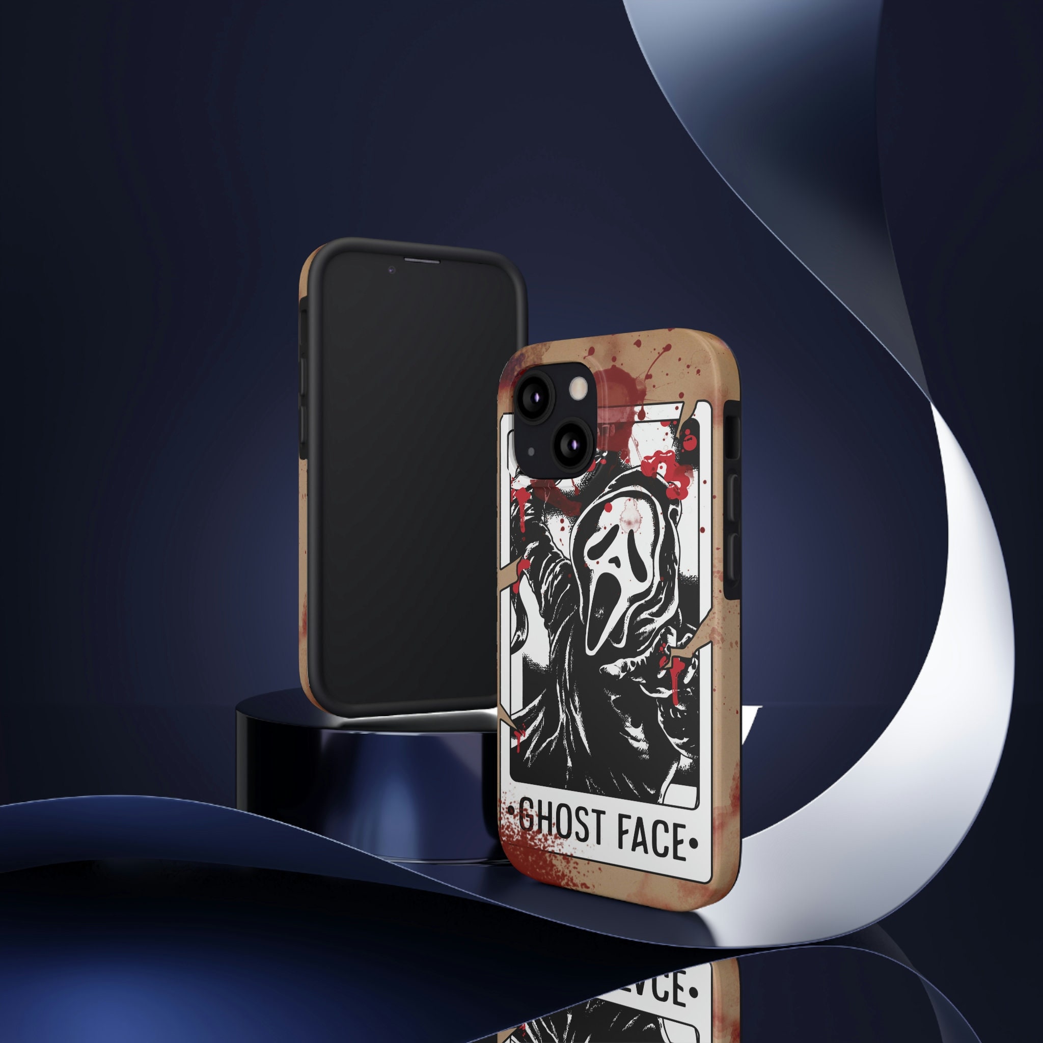 Ghostface Scary Movie Horror Tarot Card Blood iPhone Case - Etsy