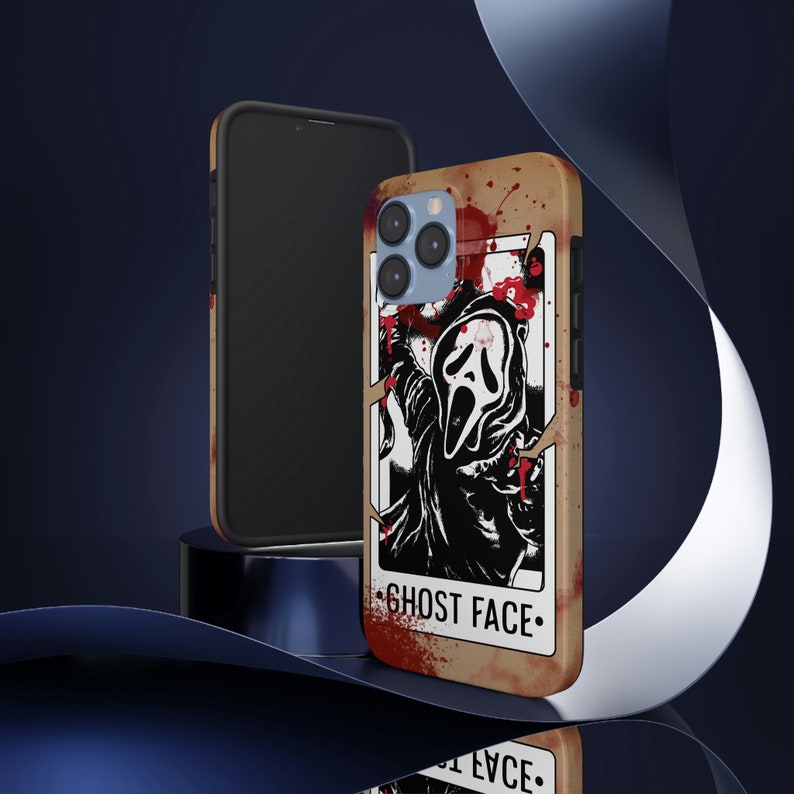 Ghostface Scary Movie Horror Tarot Card Blood Iphone Case - Etsy