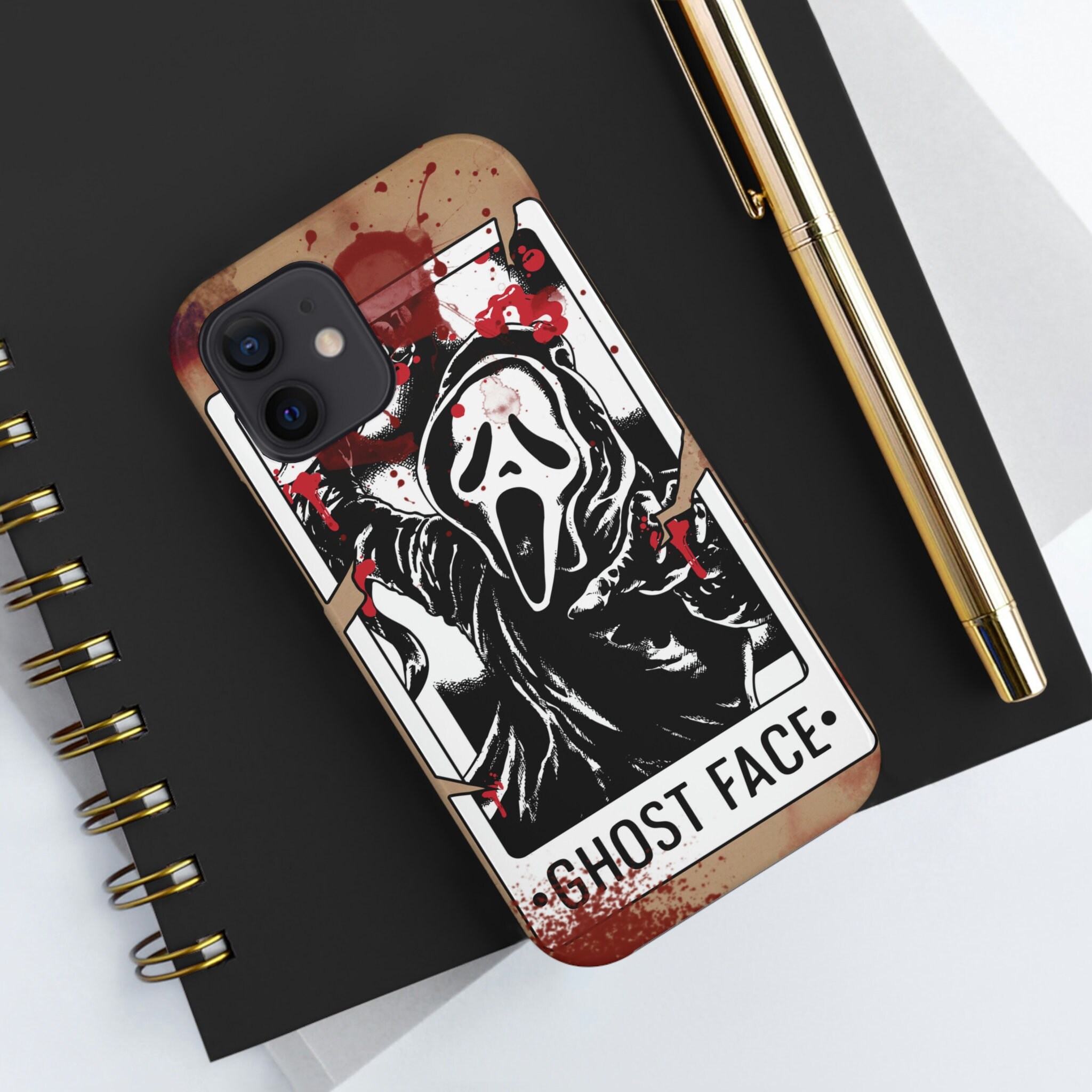 Ghostface Scary Movie Horror Tarot Card Blood iPhone Case - Etsy