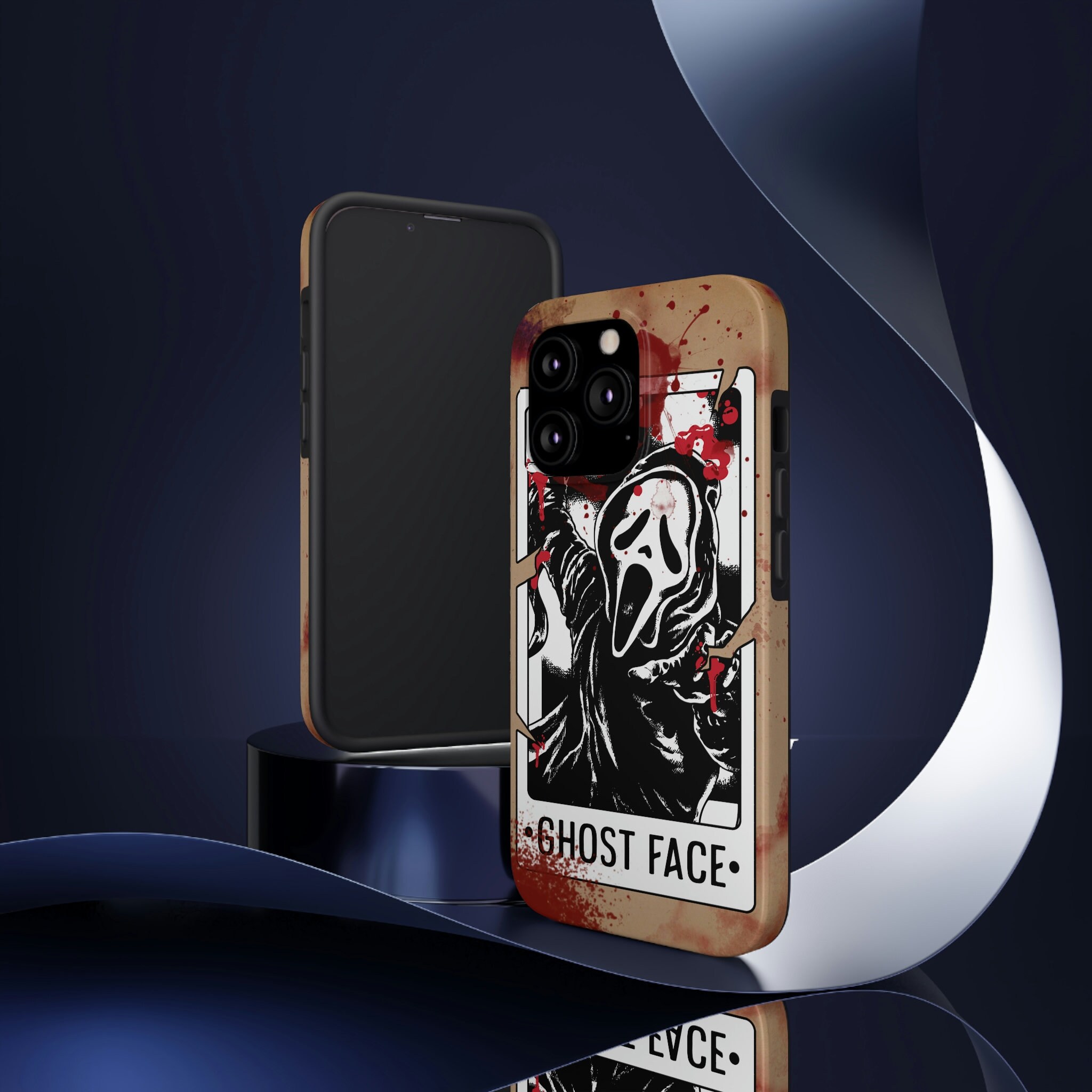 Ghostface Scary Movie Horror Tarot Card Blood iPhone Case - Etsy