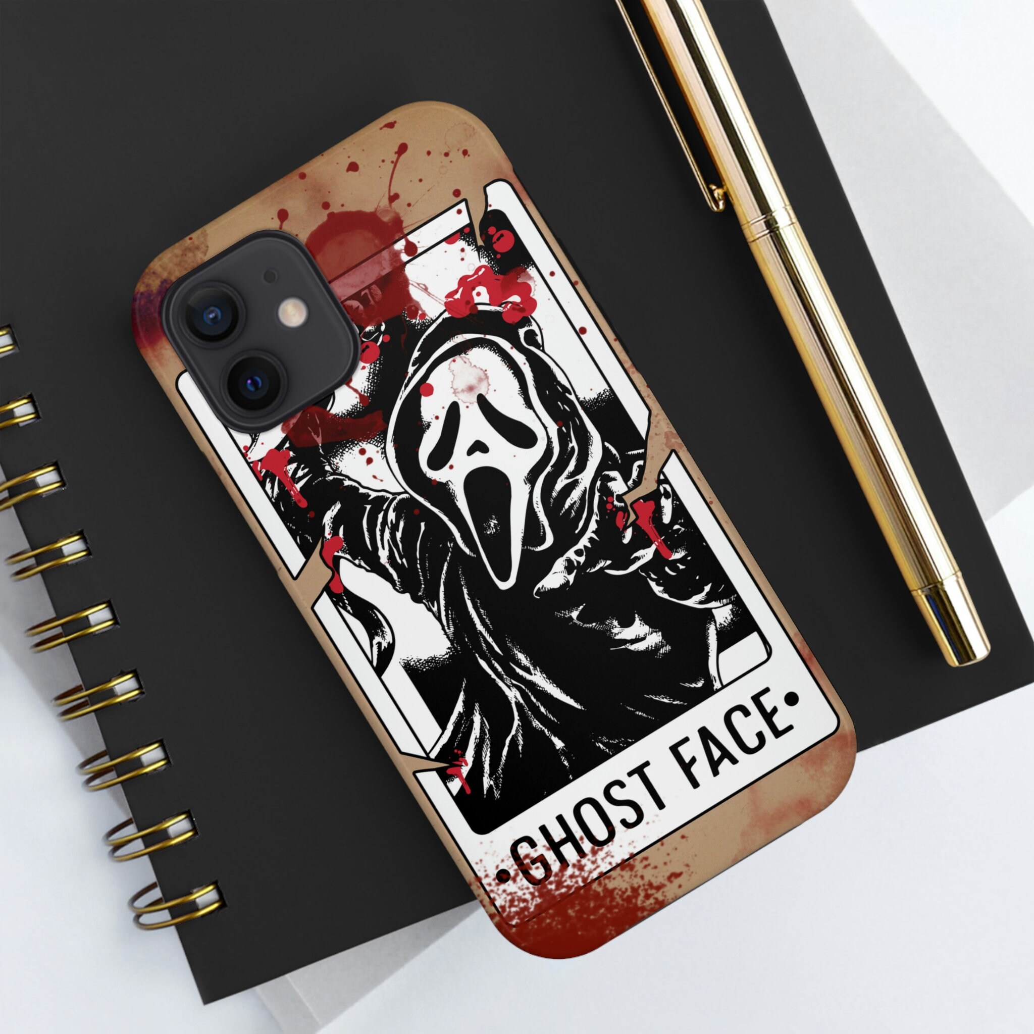 Ghostface Scary Movie Horror Tarot Card Blood iPhone Case - Etsy