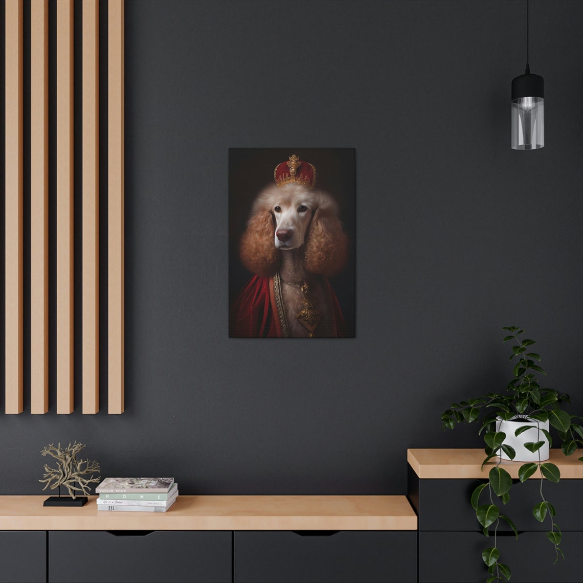 Elegant Royal Standard Poodle Portrait: A Timeless Masterpiece for ...