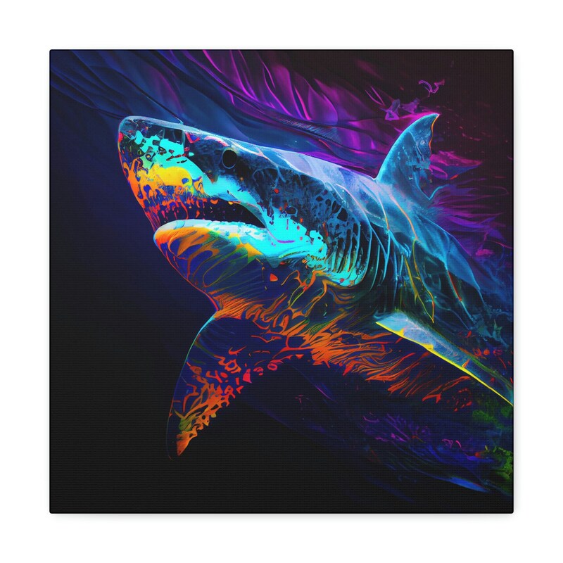 Neon Canvas Art - Etsy