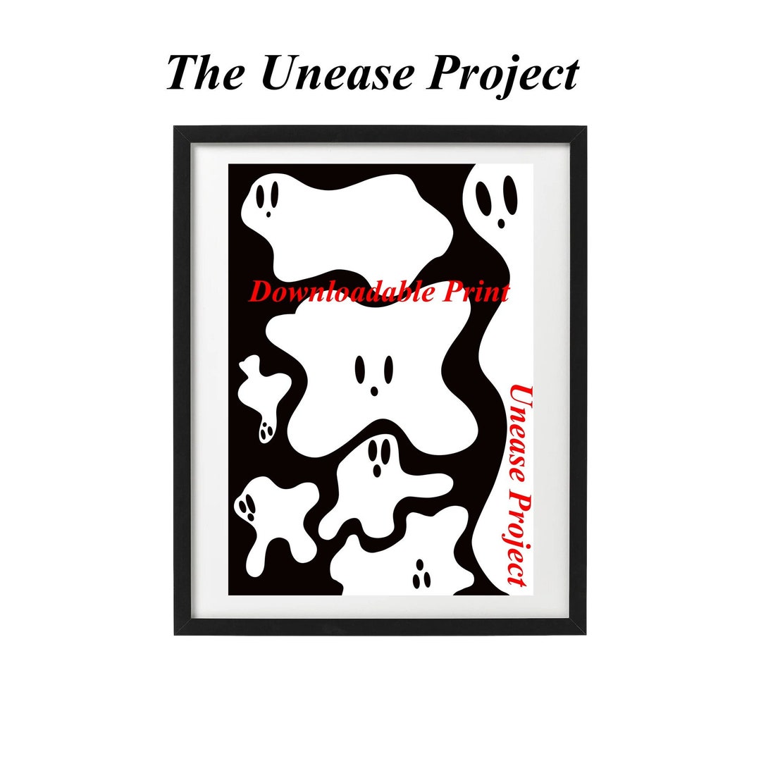 Abstract Ghosts, Downloadable Print. - Etsy