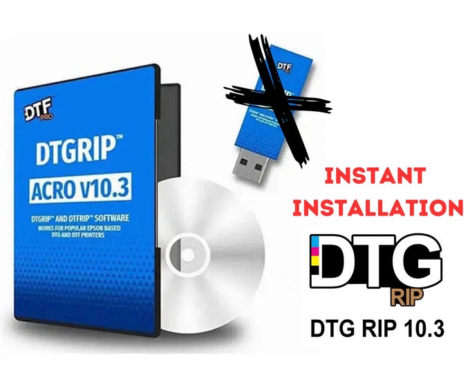 ACRORIP V10.3 - Full Dtg Rip Software - DTG and DTF - Etsy