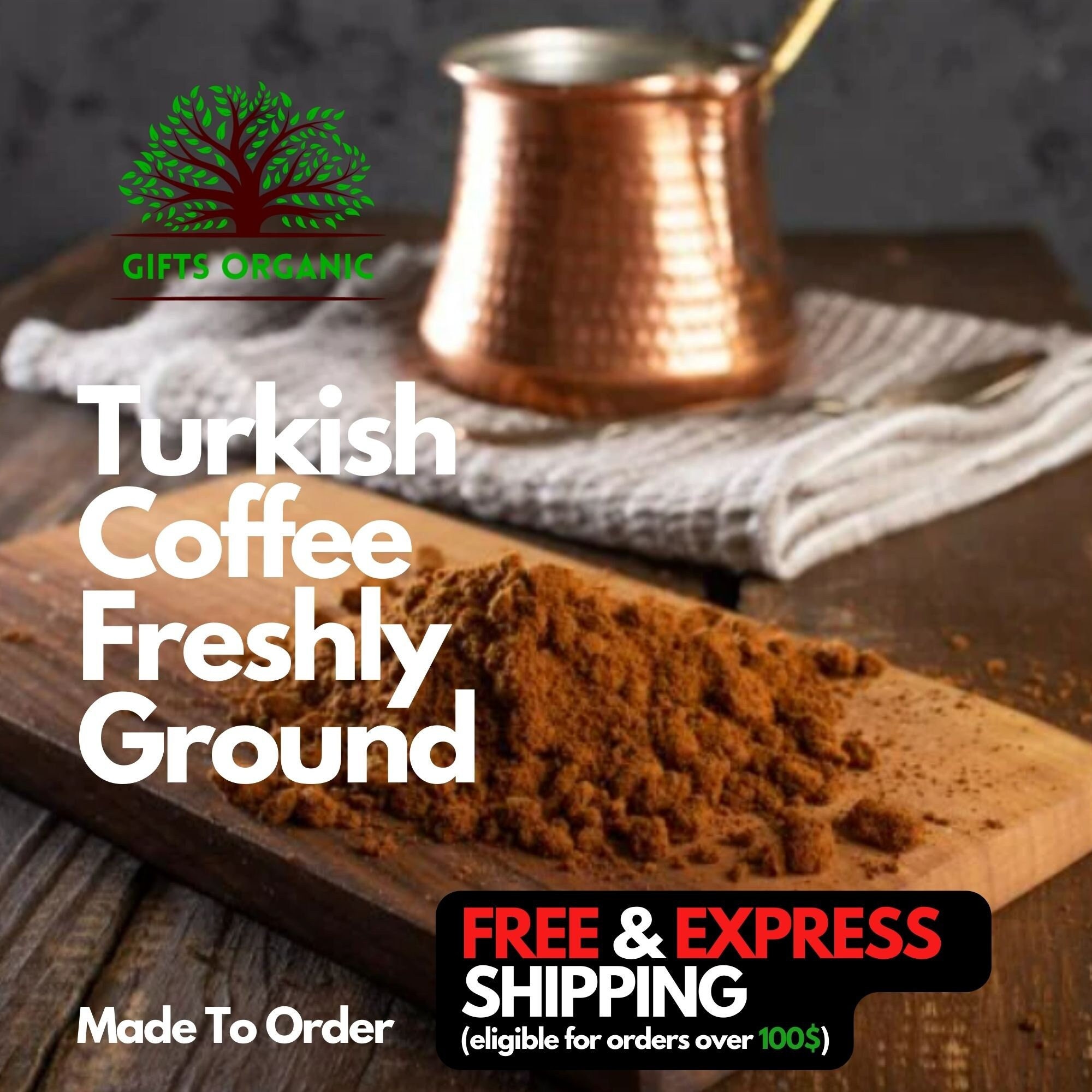 Freshly Ground Turkish Coffee: 100% Arabica Beans, Perfectly Roasted ...