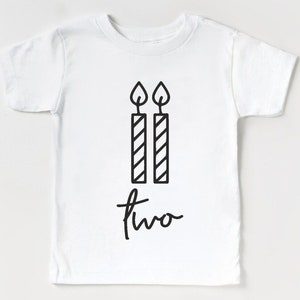 TWO Shirt, Second Birthday Shirt, 2nd Birthday Shirt Boy, Two Shirt Boy ...