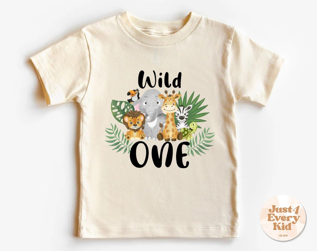 Wild One Shirt, First Birthday Shirt, Safari Birthday Shirt, 1st ...