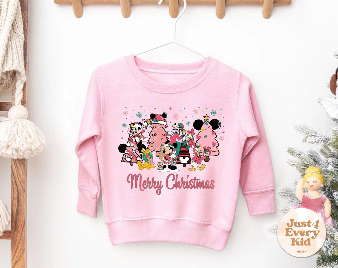 Merry Christmas Sweatshirt, Disney Christmas Sweatshirt, Todder ...