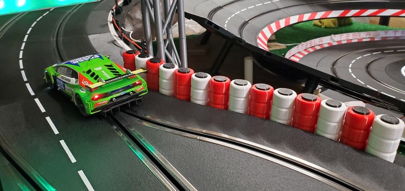 Carrera Slot Car Tire Wall for Evolution and Digital D132 / D124 is an Accessory for Use as ...