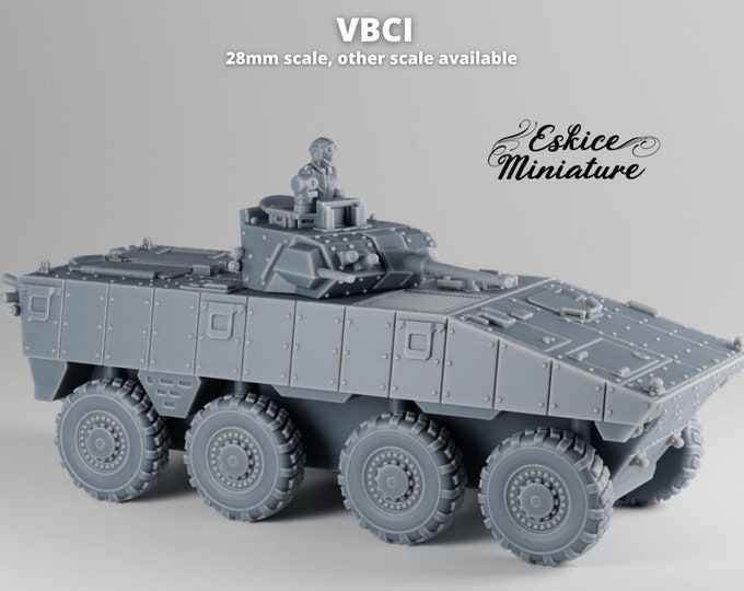 VBCI French Infantry Fighting Vehicle - Modern - 3D Resin Printed, 28mm ...