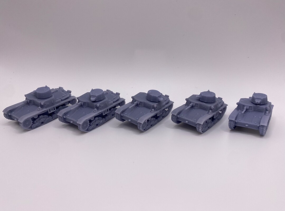 5x M11/39 Italian Medium Tanks - 3D Resin Printed, 15mm Scale - Etsy