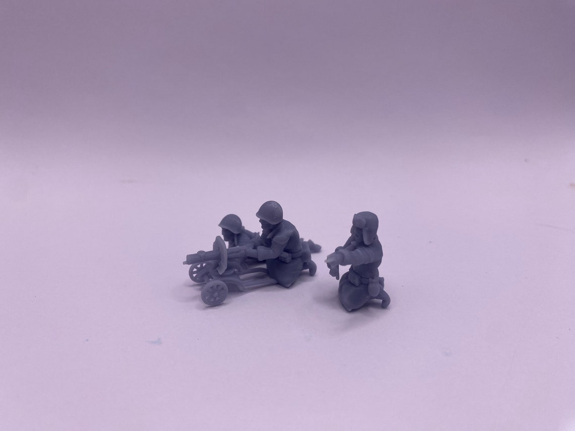 5x Soviet Army Maxim Squad World War 2 3D Resin Printed, 28mm Scale - Etsy