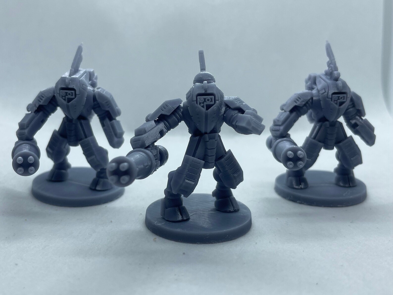 5x Taar Light Power Armor Squad - Grim Future Wars - 3D Resin Printed ...
