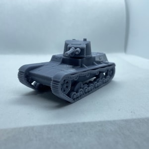 7TP Single Turret Polish Light Tank 3D Resin Printed, 28mm Scale - Etsy