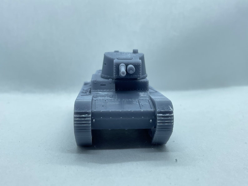 7TP Single Turret Polish Light Tank 3D Resin Printed, 28mm Scale - Etsy