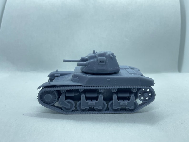 AMC-35 French Light Tank 3D Resin Printed, 28mm Scale - Etsy