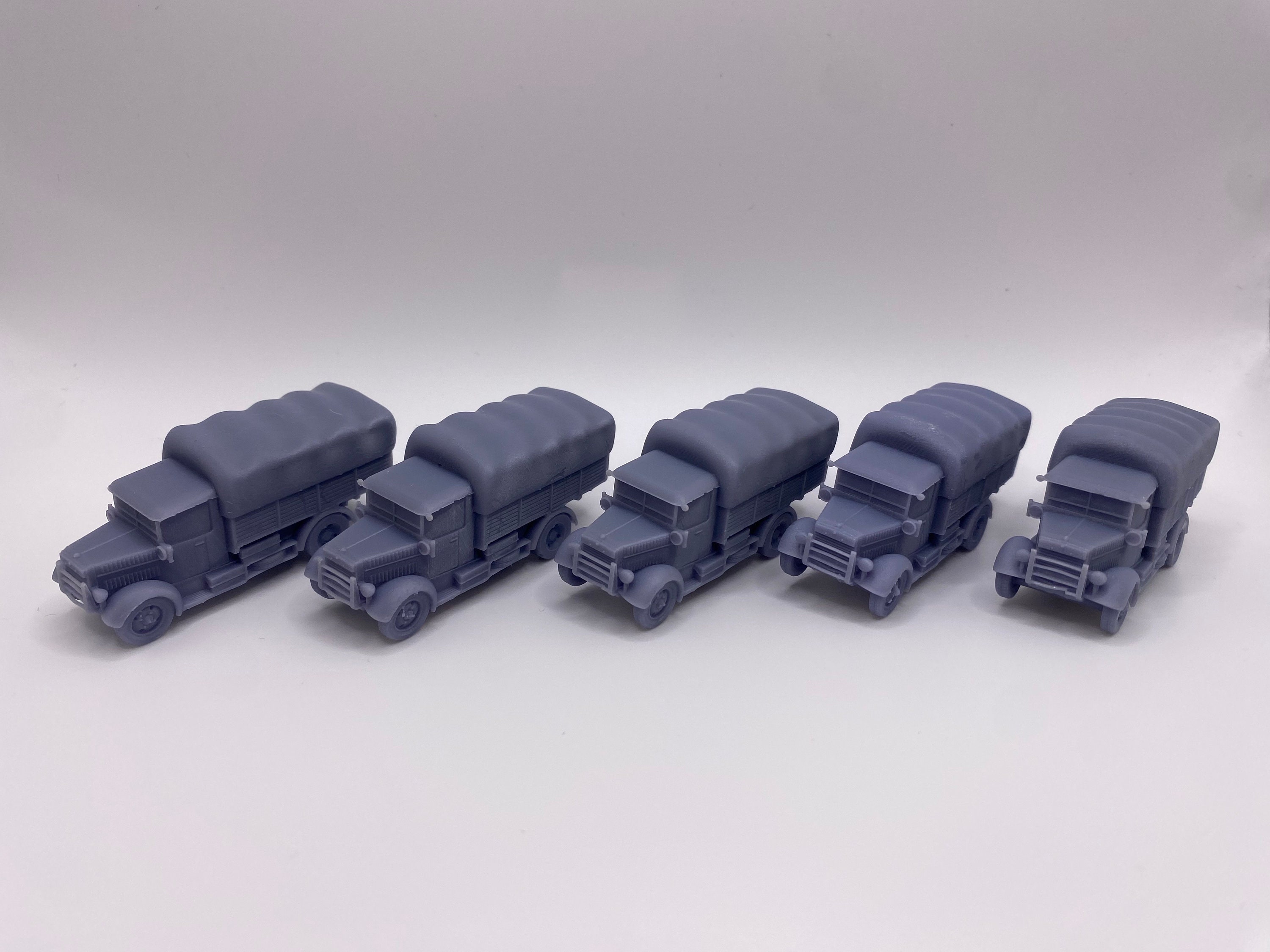 5x Fiat SPA38 Italian Trucks - 3D Resin Printed, 15mm Scale - Etsy