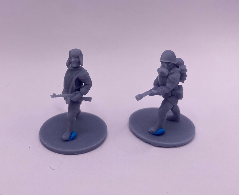 10x Soviet Army Assault Engineer Squad - World War 2 - 3D Resin Printed ...