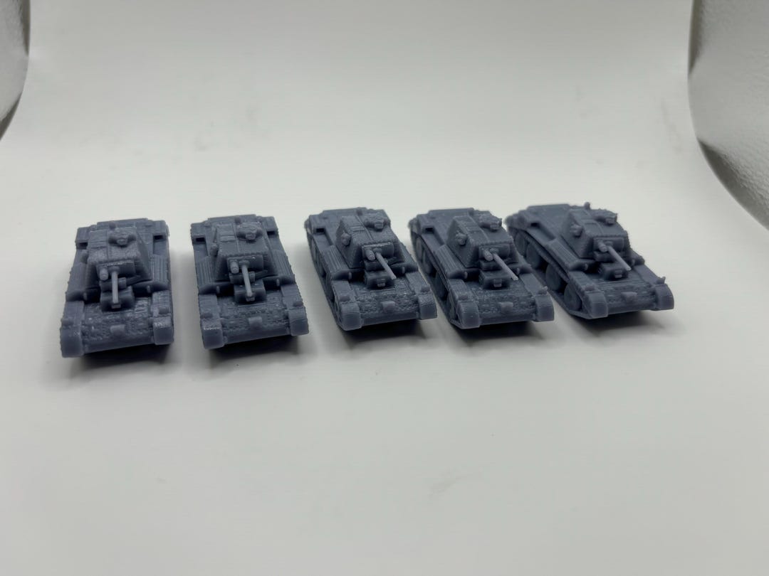 5x Cruiser MK1 British Medium Tanks - 3D Resin Printed, 15mm Scale - Etsy