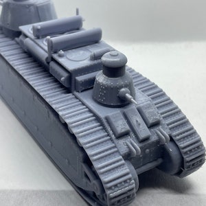 Char 2C French Super Heavy Tank - 3D Resin Printed, 28mm Scale - Etsy