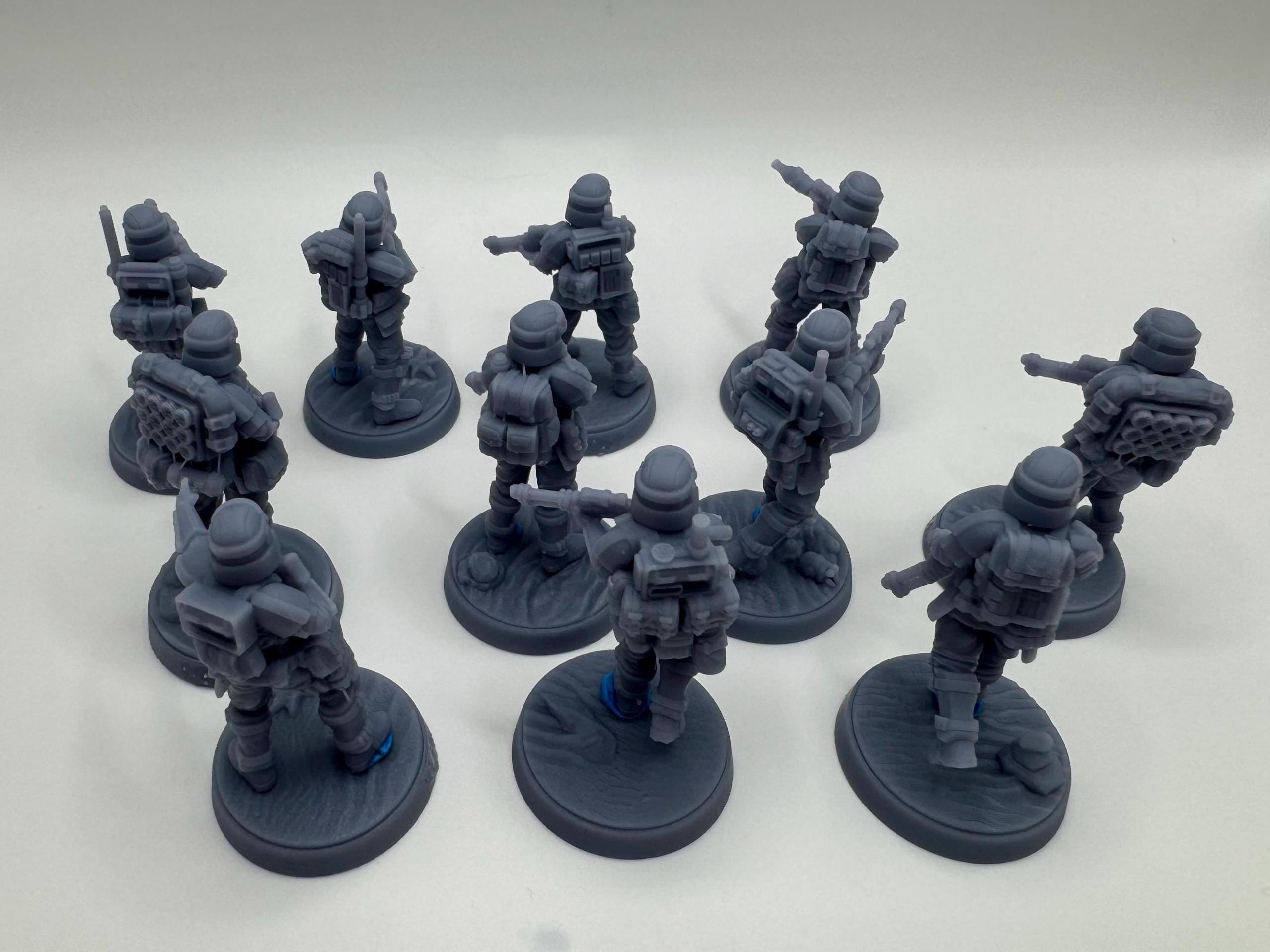 11x Veteran Beach Trooper Bundle - Interstellar Civil War - 3D Resin ...