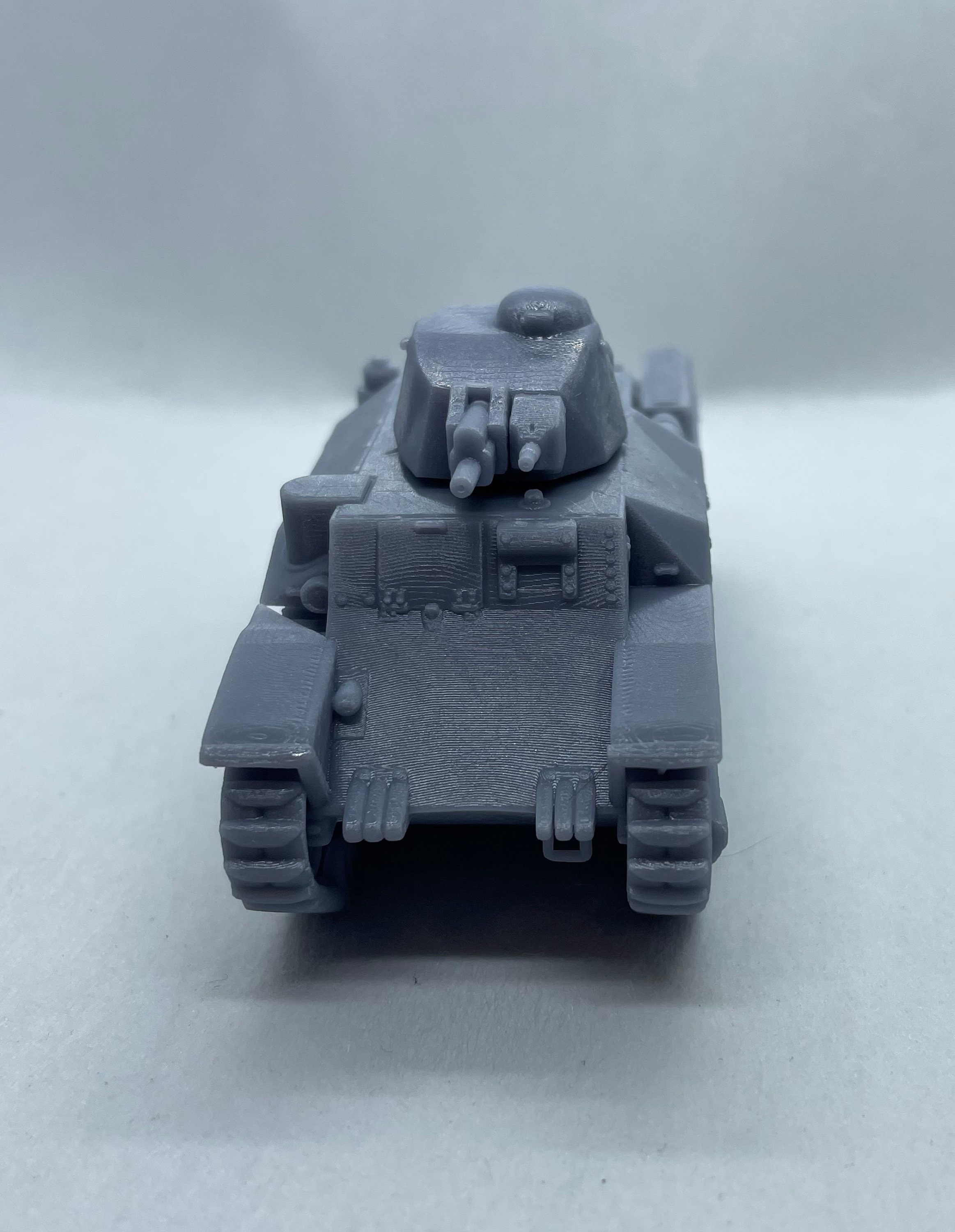 Renault D2 French Medium Tank 3D Resin Printed, 28mm Scale - Etsy