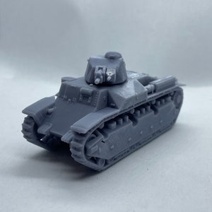 Renault D2 French Medium Tank - 3D Resin Printed, 28mm Scale - Etsy
