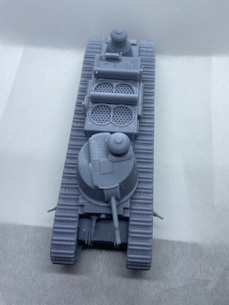 Char 2C French Super Heavy Tank 3D Resin Printed, 28mm Scale - Etsy