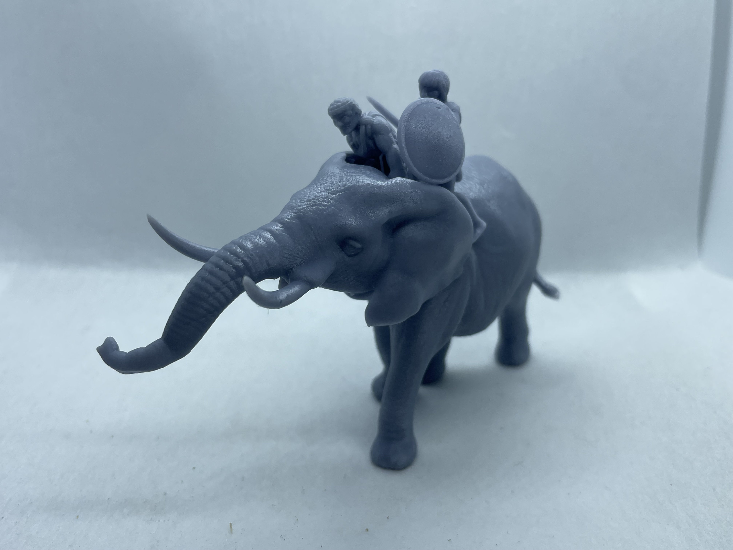 3x Dark Age Numidian Elephants With Riders 3D Resin Printed, 28mm Scale ...