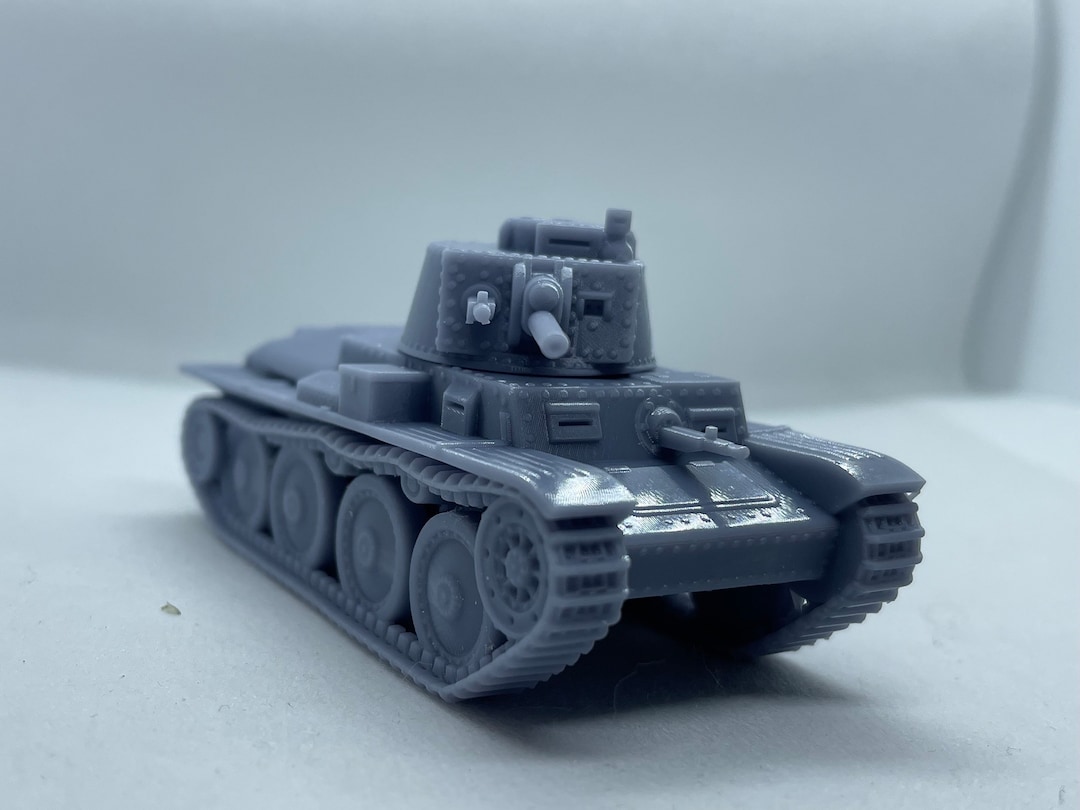 Panzer 38t German Light Tank - 3D Resin Printed, 28mm Scale - Etsy