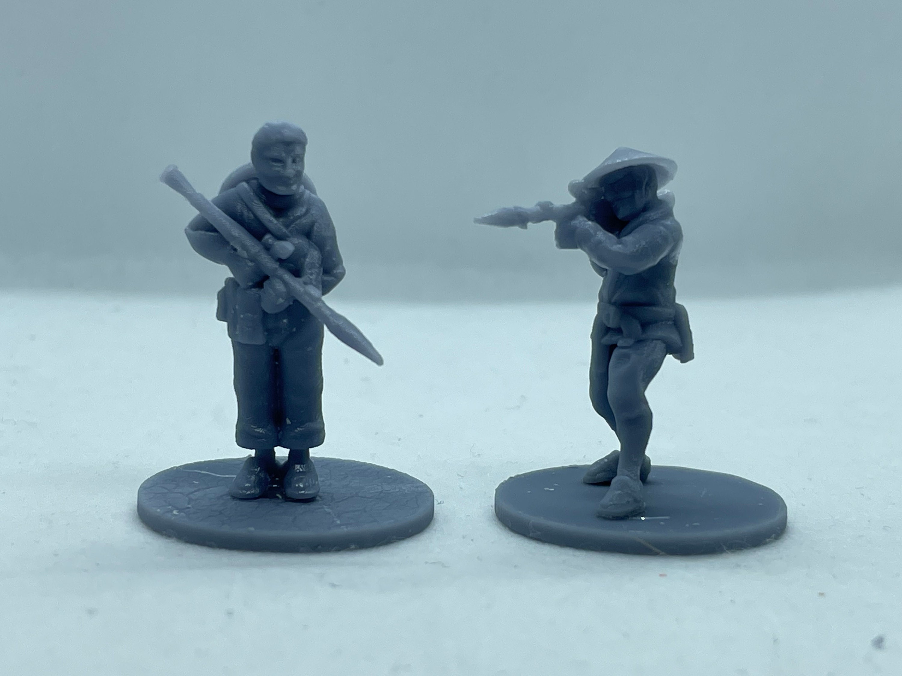 9x Vietnam Viet Cong RPG / RPK Support Squad - 3D Resin Printed, 28mm ...