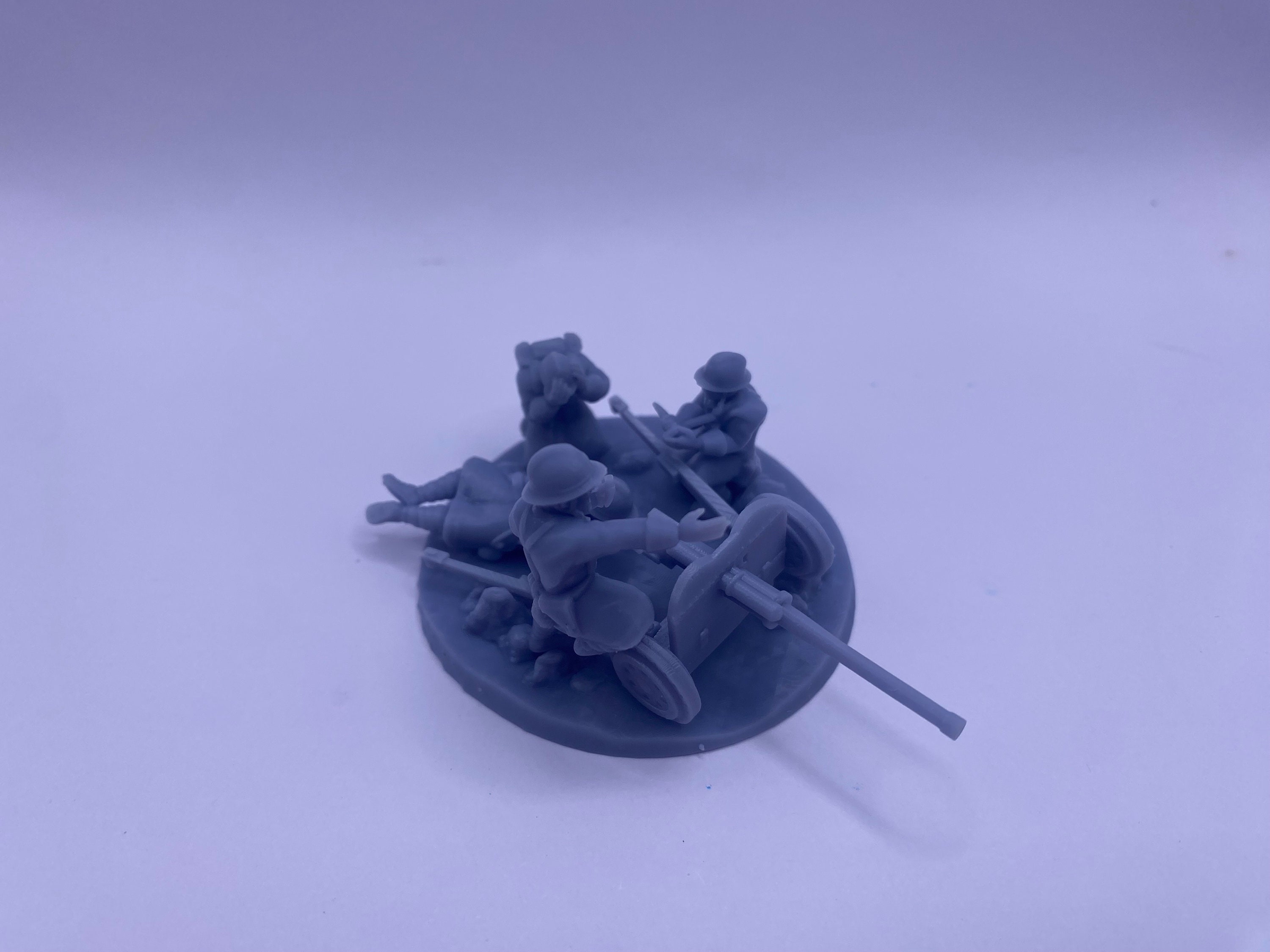47mm French Field Gun With Crew - 3D Resin Printed, 28mm Scale - Etsy