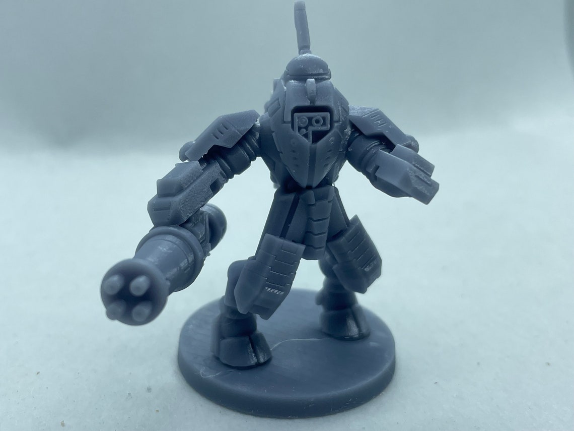 5x Taar Light Power Armor Squad - Grim Future Wars - 3D Resin Printed ...