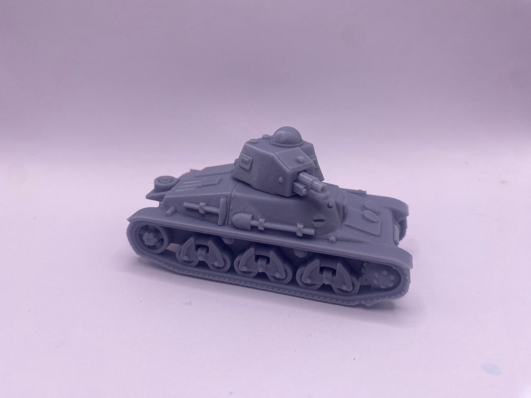 Hotchkiss H35 French Light Tank 3D Resin Printed, 28mm Scale - Etsy
