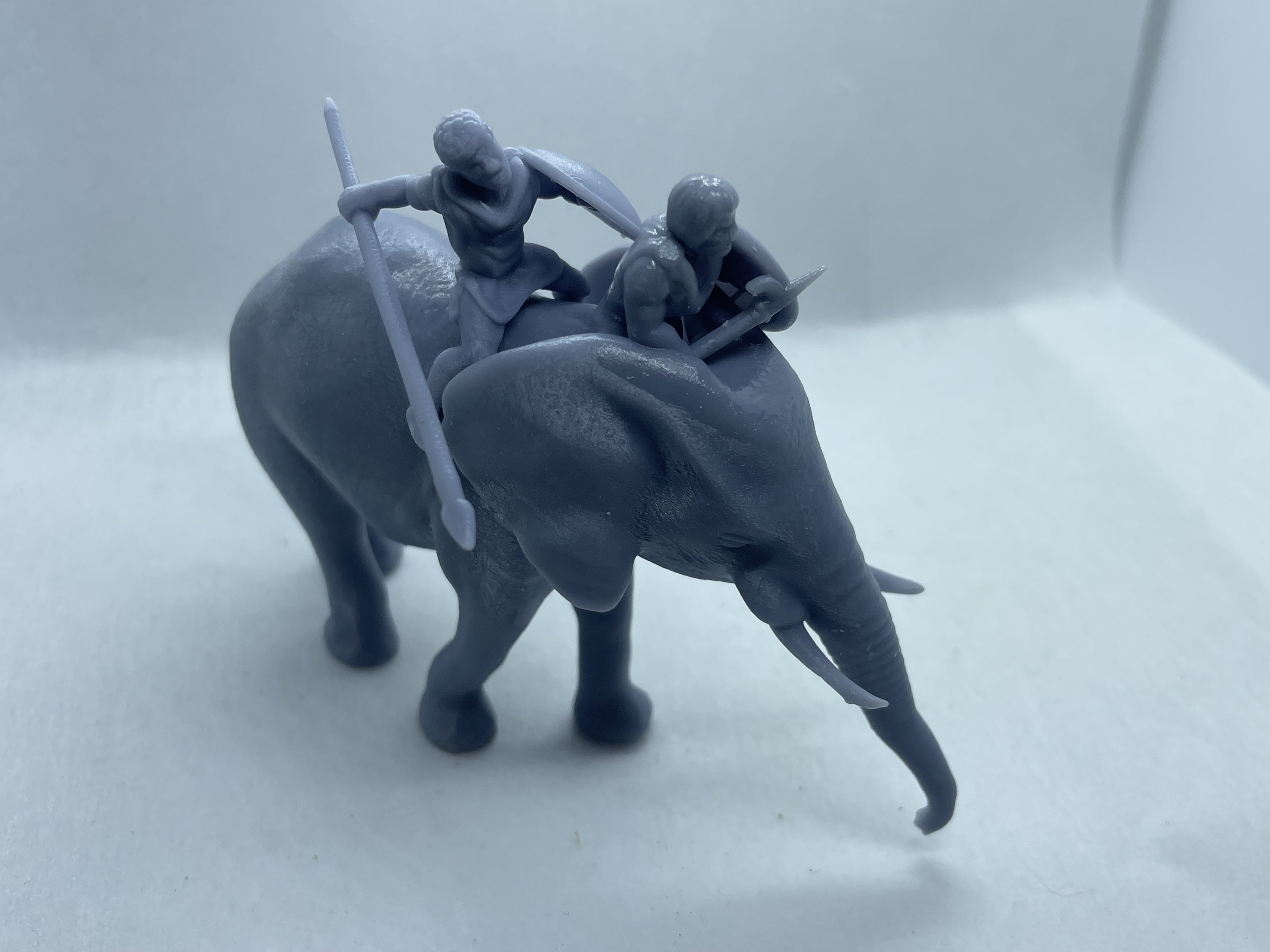 3x Dark Age Numidian Elephants With Riders 3D Resin Printed, 28mm Scale ...