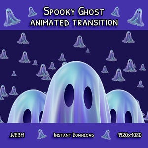 Animated Stream Transition | Halloween Spooky Ghost Stinger Transition ...