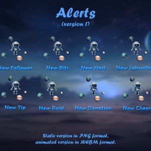 Animated Twitch Overlay Pack | Stream Overlays Package | Twitch Alerts ...