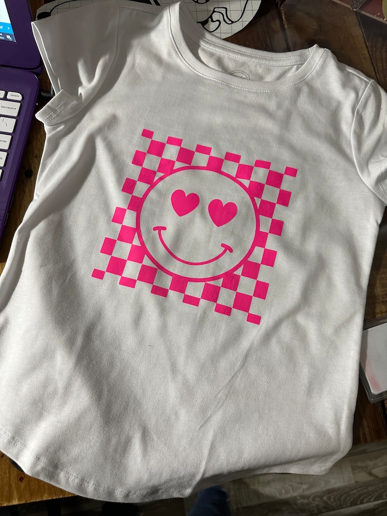 Smiley Face Checkered, Smiley Tee, Graphic Tee, Retro, Kid Clothes ...