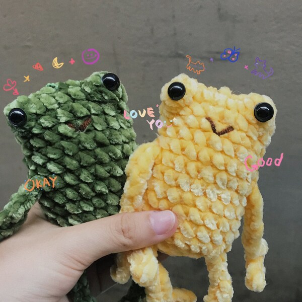 Frog Keychain - Etsy