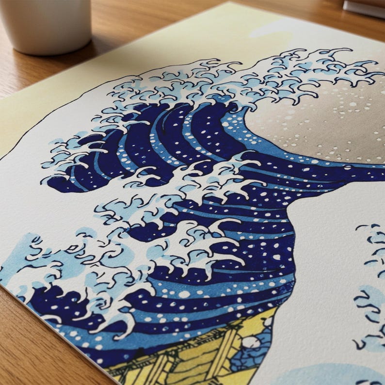Hokusai Wave Print | Japanese Art, Ukiyo-e (instant Download - Etsy