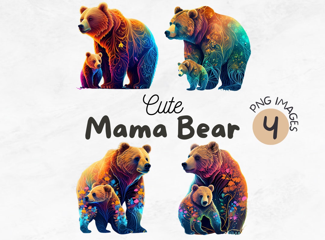 Maman Ours PNG Ours png Grizzly Bear png Ours clipart Maman png ...